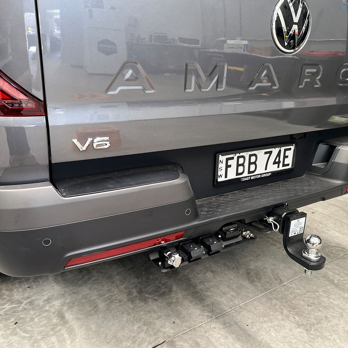 Multi Trailer 4 Plug Bracket – VW Amarok 2nd Generation