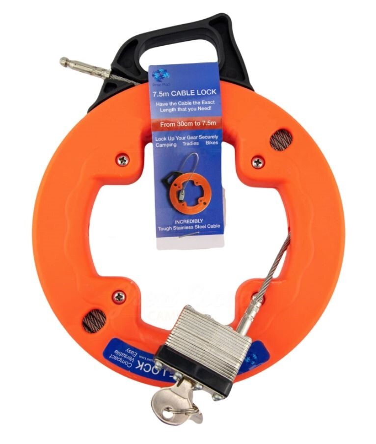 Camp Easy RPM CBLOCK7 Easy Stainless Cable Lock