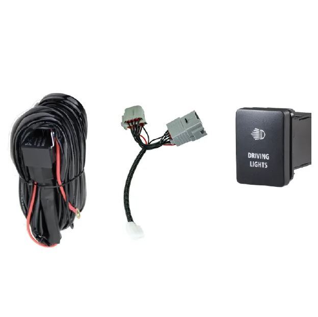 Plug & Play Driving Light / Lightbar Wiring Harness Suit Toyota ...
