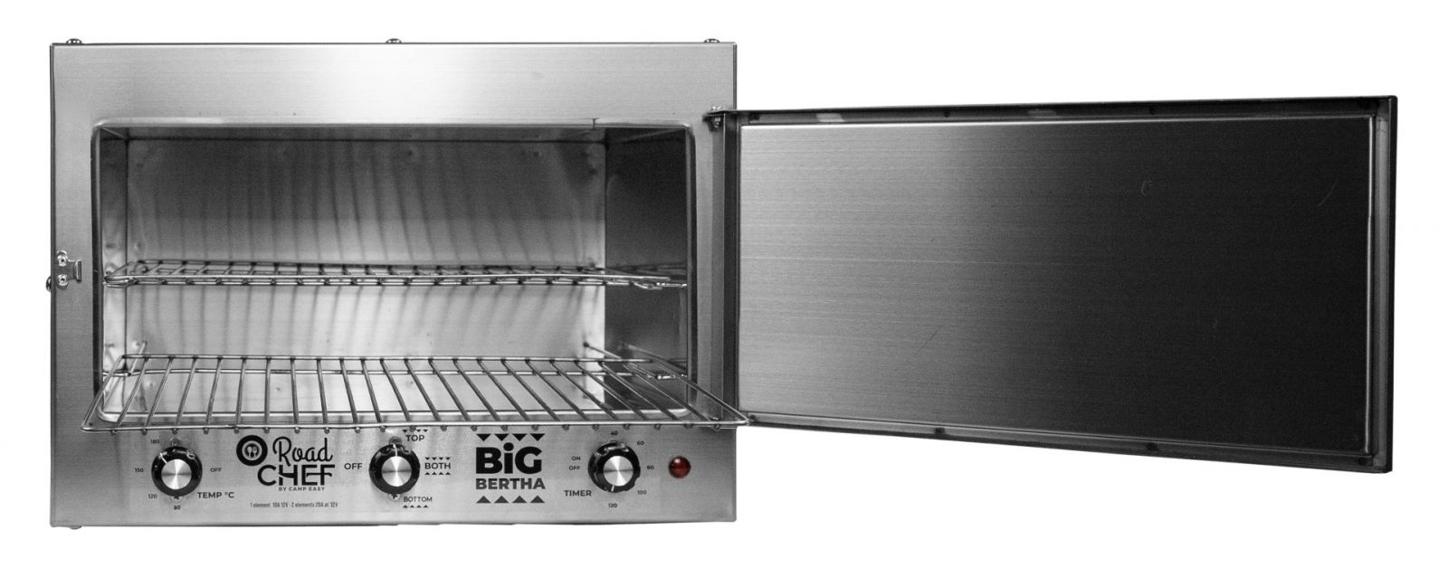 Road Chef 12 Volt Oven Big Bertha Dual Element 13L 20 Amp