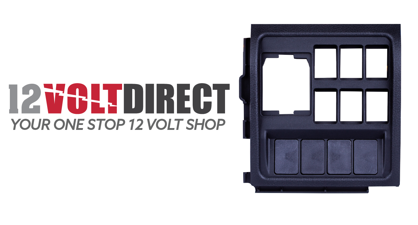 Toyota 200 Series Switch Panel Black