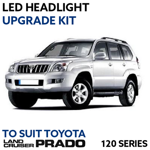 LED Headlight Upgrade Kit for Toyota Prado 120 & 150 Series